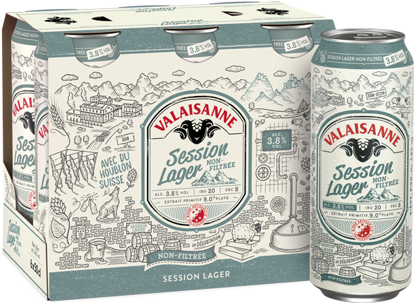 Session Lager | Brasserie VALAISANNE